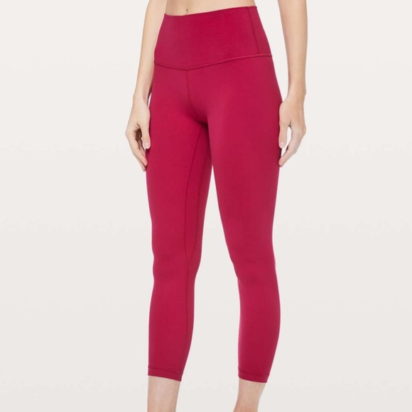 lululemon athletica | Pants & Jumpsuits | Lululemon Align 25 Ruby Red ...
